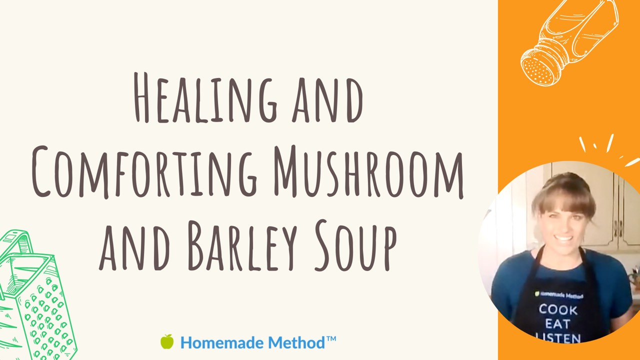 Healing and Comforting Mushroom and Barley Soup - Homemade Method