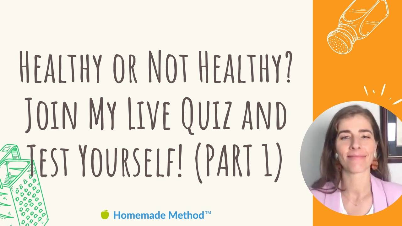 Healthy or Not Healthy? Join my Live Quiz and Test Yourself! (Part 1 ...