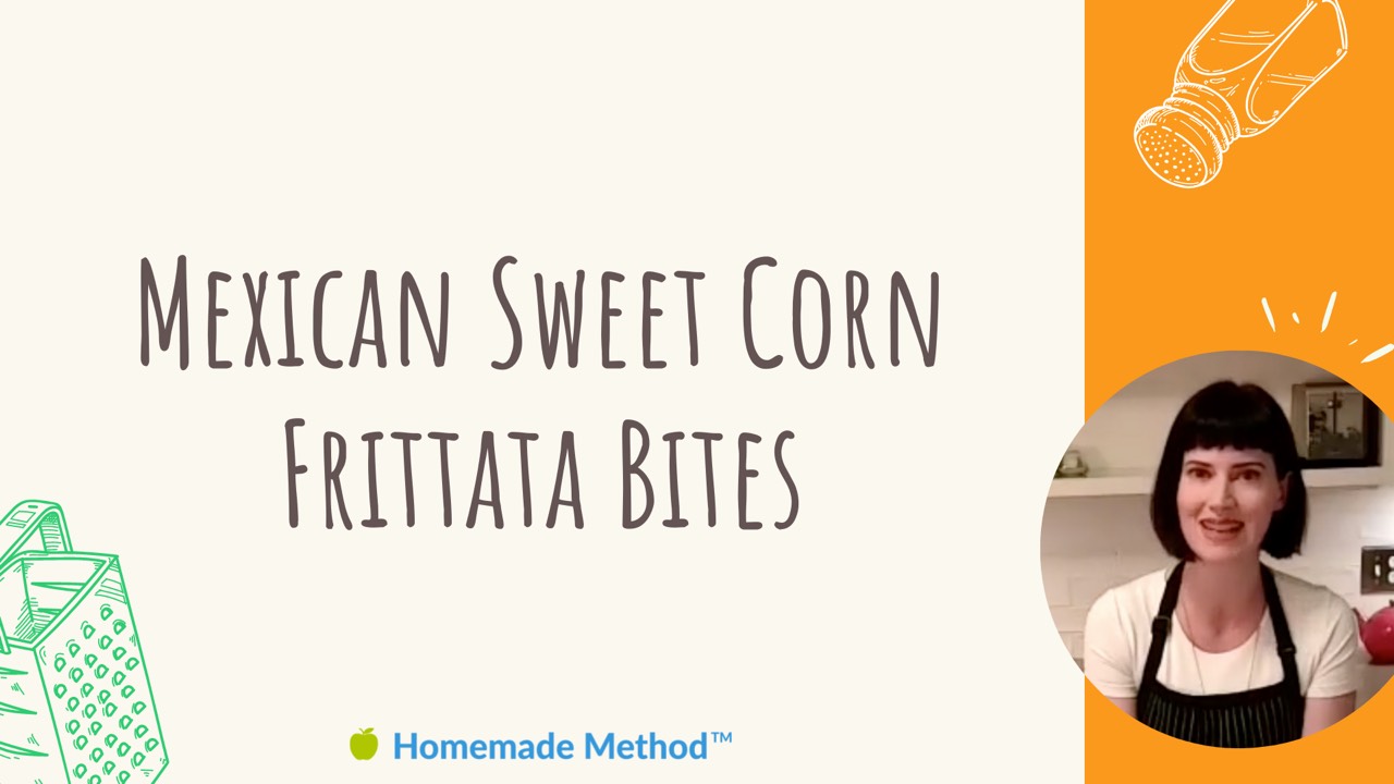 Mexican Sweet Corn Frittata Bites - Homemade Method
